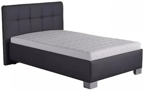 Postel KELLY 140x200 tmavě šedá