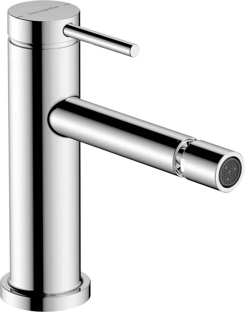 Hansgrohe Tecturis S, bidetová páková baterie s odtokovou soupravou s táhlem, chromová, HAN-73201000