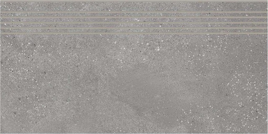 RAKO Betonico - Schodovka 30x60 cm, šedá DCPSR791