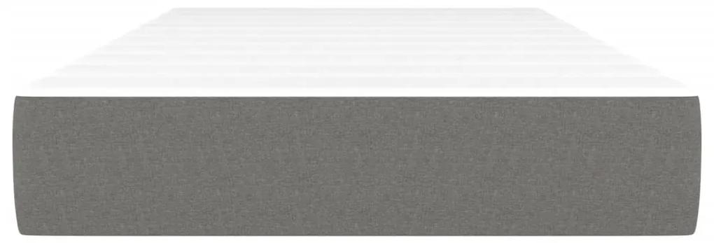 Taštičková matrace tmavě šedá 90 x 200 x 20 cm textil,  347715