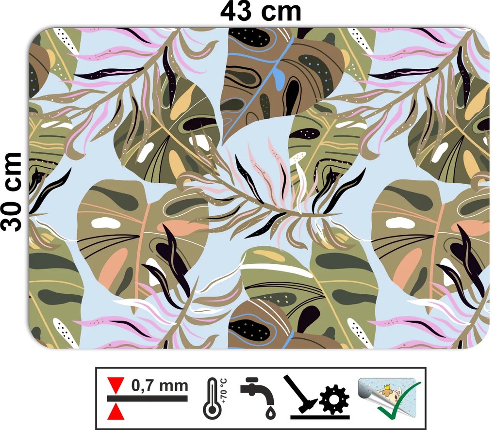 PokojovaDekorace.cz, Prostírání - 766, Kytky, 43x30cm