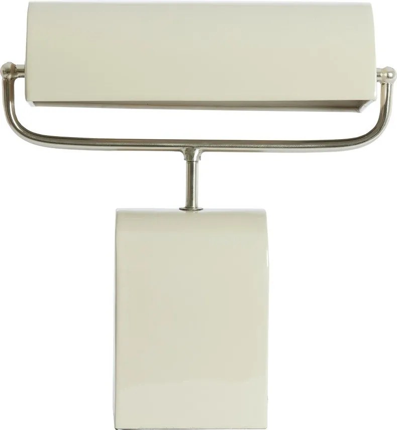Krémová kovová stolní lampa (výška 38 cm) Cardona – Light &amp; Living