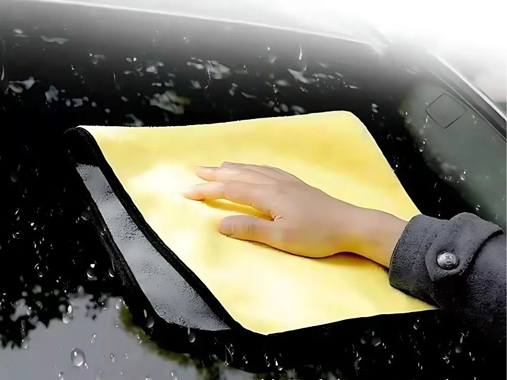 Verk Group Utěrky z mikrovlákna na okna automobilu utěrky z mikrovlákna sada 3 ks