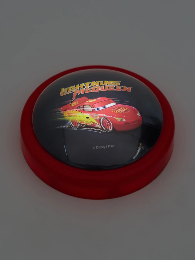 Sinsay - Nástěnná LED noční lampička Cars - červená