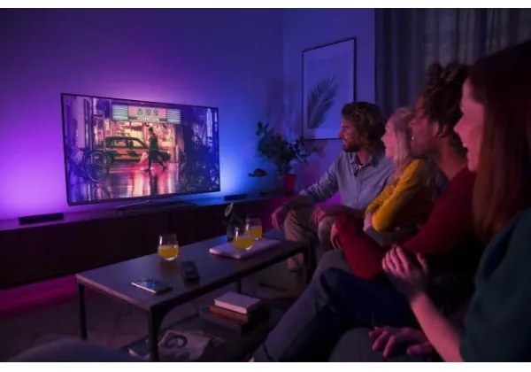 Philips - SADA 2x LED RGB Stmívatelná stolní lampa Hue PLAY DPACK WACA 6W/230V