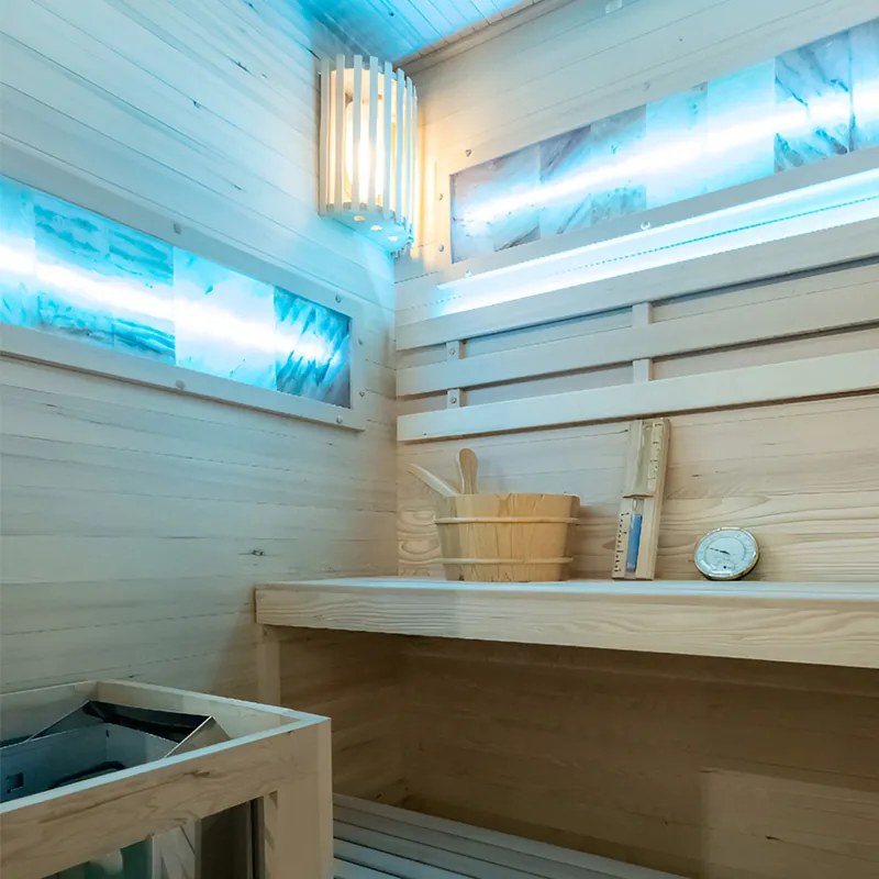 BPS-koupelny Finská sauna Relax HYD-6191 120x120, 2 osoby