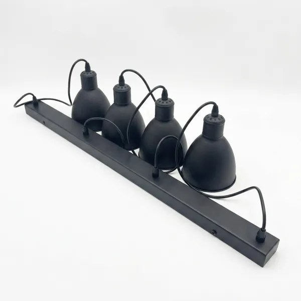 Brilagi - LED Lustr na lanku RIDDY 4xE27/60W/230V černá