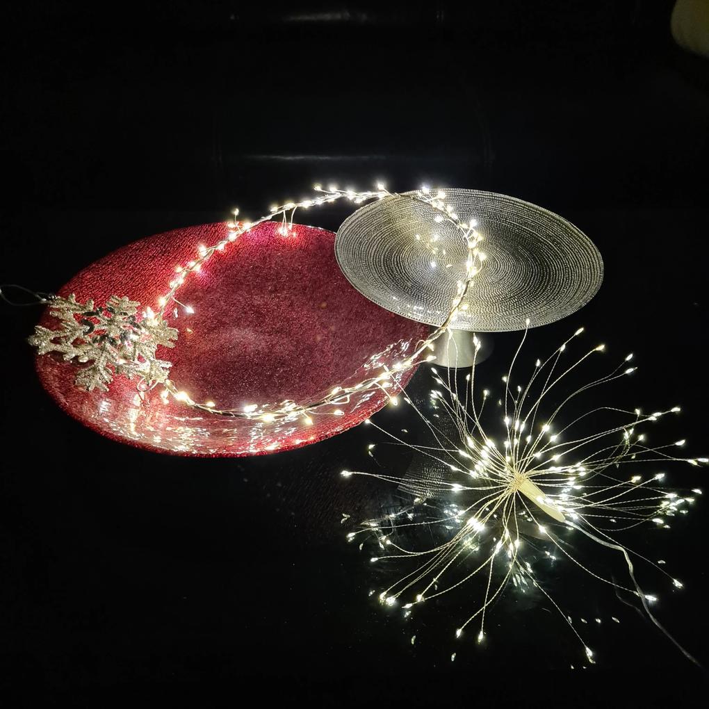 Designový skleněný stojan na dort v metalické šedé