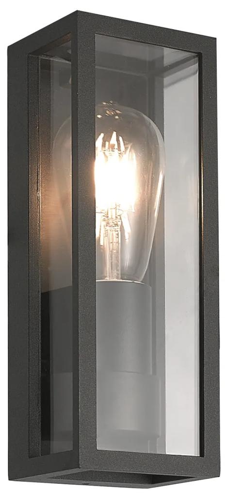 Zambelis E201 venkovní nástěnné svítidlo, grafit, 1xE27, 26,5cm