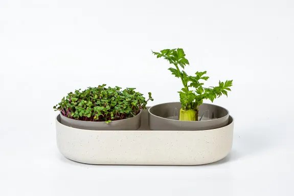 Plastia Velká farma Microgreens+Regrow - slonová kost s kávovou sedlinou 196029