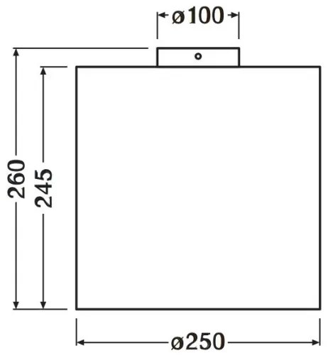 Ledvance - Stropní svítidlo DECOR CARDBOARD 1xE27/15W/230V pr. 25 cm
