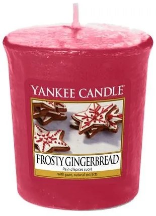 Yankee Candle vonná votivní svíčka Frosty Gingerbread