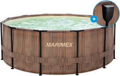 Bazén Florida 3,66x0,99 m TEAK vč. Skimmeru Marimex 10340285
