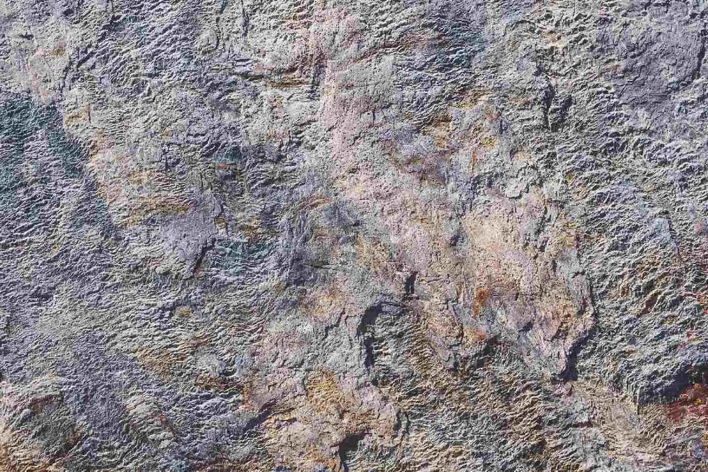 DIMEX | Samolepicí vliesová fototapeta na zeď Kamenná textura detail MA-5-2452 | 375 x 250 cm | hnědá, šedá