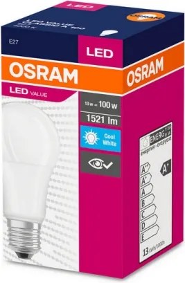 LED žárovka E27 OSRAM VALUE CL A FR 13W (100W) neutrální bílá (4000K)