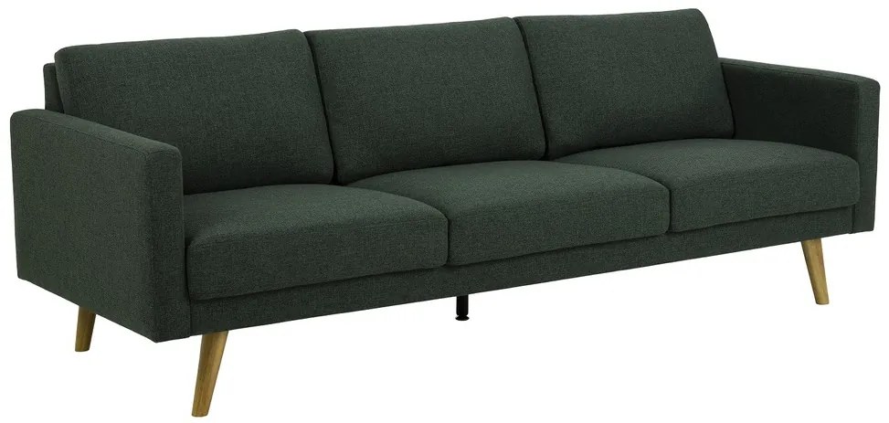 Designová 3-místná sedačka Danson 221 cm zelená
