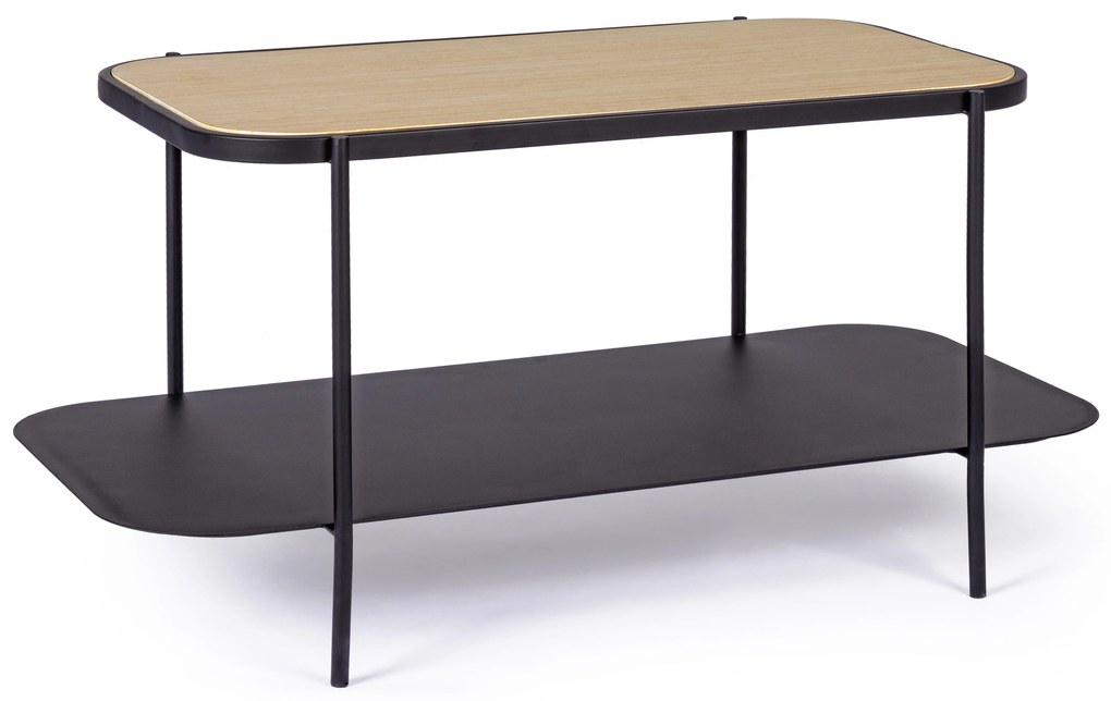 BIZZOTTO konferenční stolek EVERITT světlý 85x43 cm 0746564