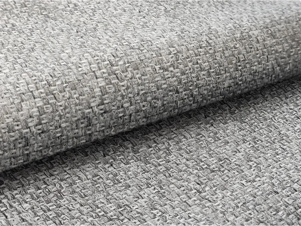 Šedá čalouněná dvoulůžková postel s úložným prostorem s roštem 160x200 cm Mano – Makamii