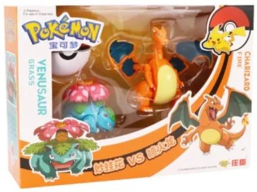 Skládací pokémoni v Pokeballu Varianta: set Charizard a Venusaur, skládací, s krabicí