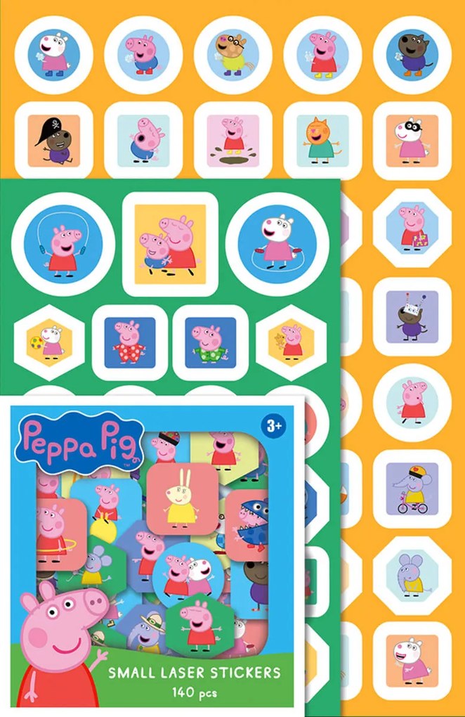 JIRI MODELS Samolepkový set s omalovánkami a voskovkami Peppa Pig 5