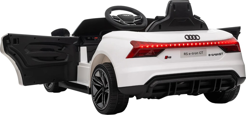 HOMCOM Dětské elektrické autíčko AUDI RS e-tron GT s dálkovým ovládáním, bezpečnostním pásem, klaksonem, hudbou a světlomety, do 5 km/h, pro děti od …