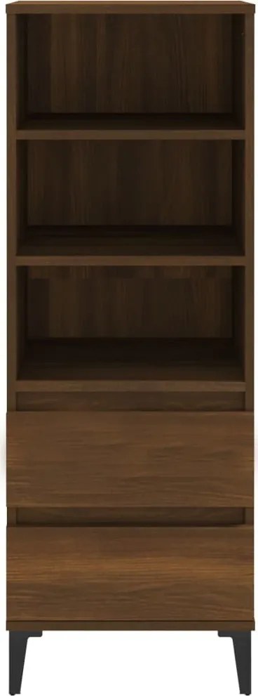 vidaXL Skříň highboard 40 x 36 x 110 cm kompozit [821251] Barva: hnědý dub