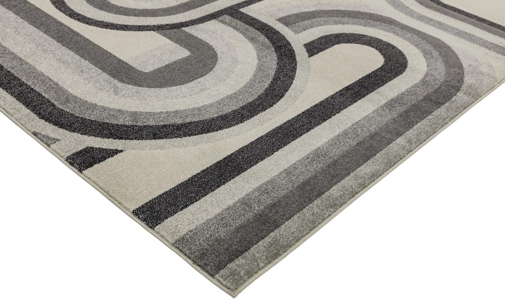 Tribeca Design Kusový koberec Dinamo Retro Grey Rozměry: 80x150 cm