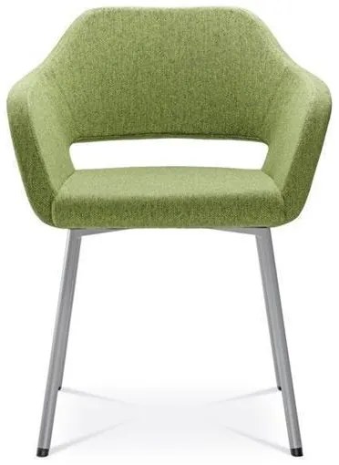 LD SEATING - Křeslo POLO+ PO s čtyřnohou kovovou podnoží