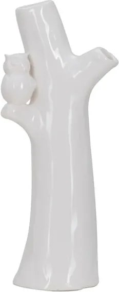 Bílá keramická váza Mauro Ferretti Gufo, výška 29 cm