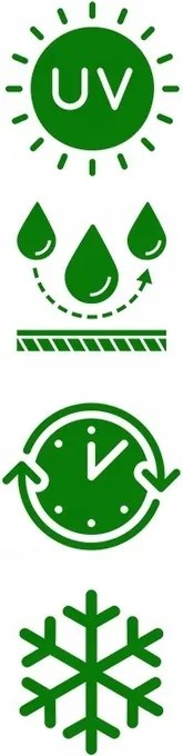 Velaco Náhradní fólie PTF 03W, 3x2 m, na zahradní fóliovník, bílá