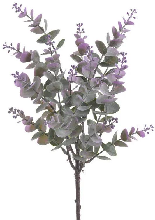 eukalyptus 45 cm - zelená/fialovorůžová
