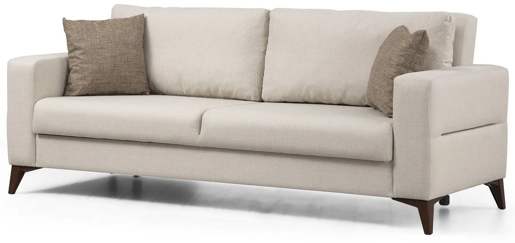Hanah Home Třímístná pohovka KRISTAL béžová
