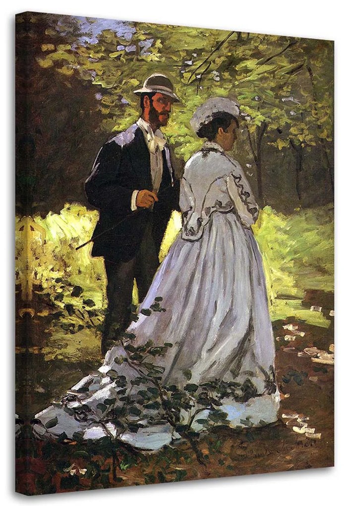 Gario Obraz na plátně Bazille a Camille - Claude Monet, reprodukce Rozměry: 40 x 60 cm