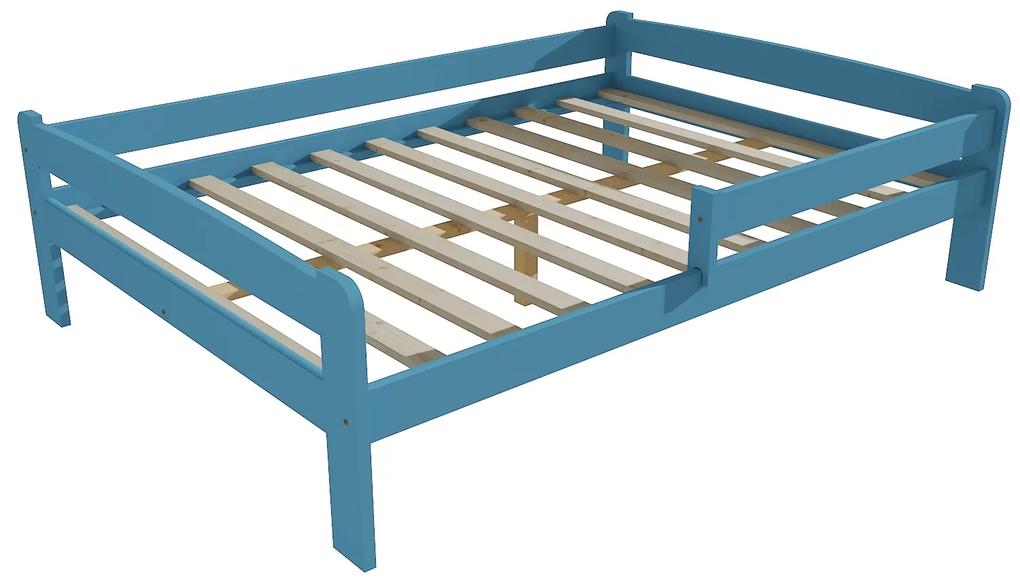 Vomaks Dětská postel se zábranou VMK009C KIDS Rozměr: 100 x 200 cm, Barva: barva bílá