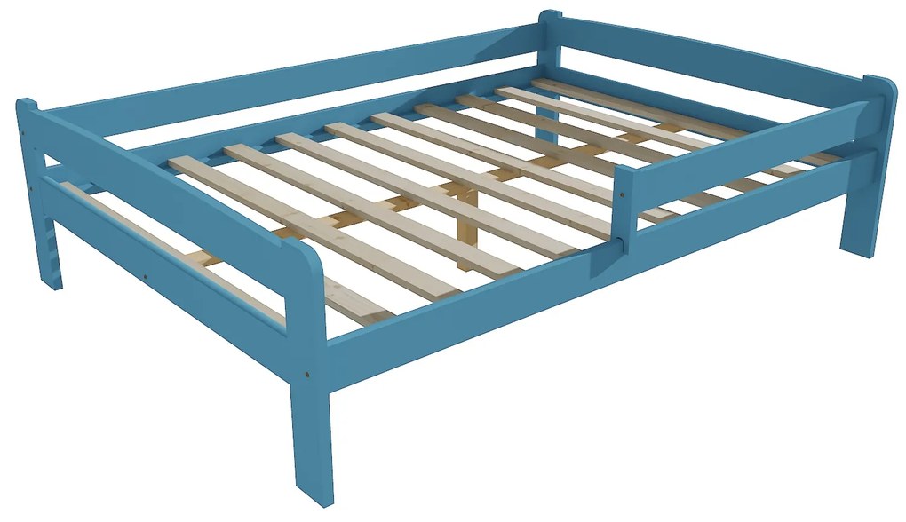 Vomaks Dětská postel se zábranou VMK009C KIDS Rozměr: 70 x 160 cm, Barva: barva šedá