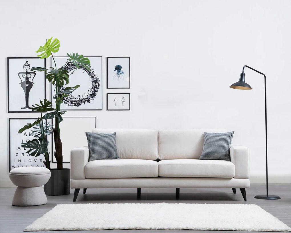 Hanah Home Třímístná pohovka NORDIC béžová 560ARE1318