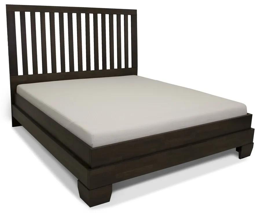 ProSpánek Naomi - postel stvořená pro velké prostory Buk mořený 160x200 (vyberte moření)