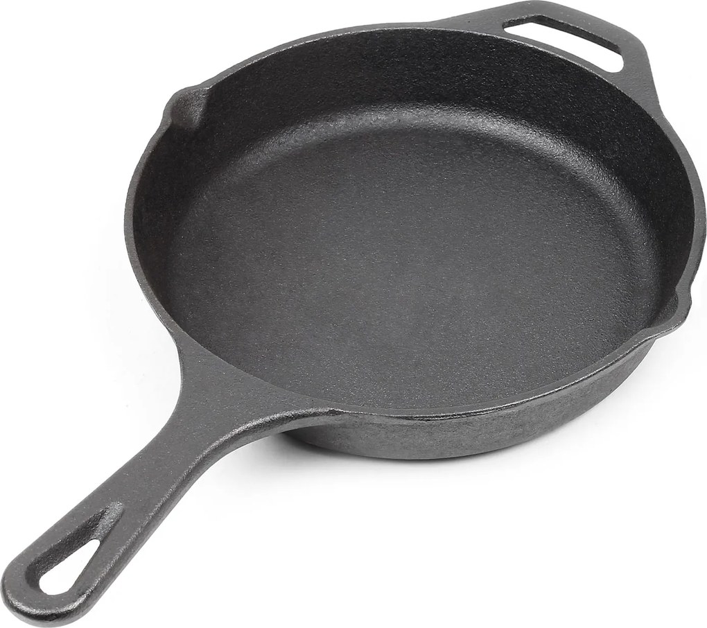 Litinová pánev Wiltec – 20 cm, černá (62955)
