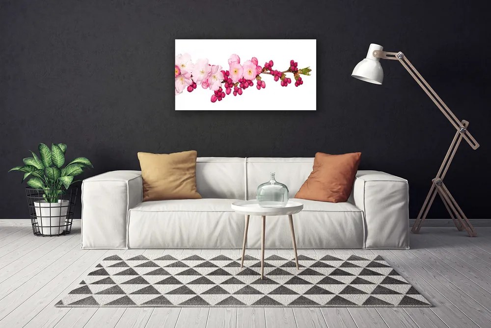Obraz na plátně Květ Větev 125x50 cm