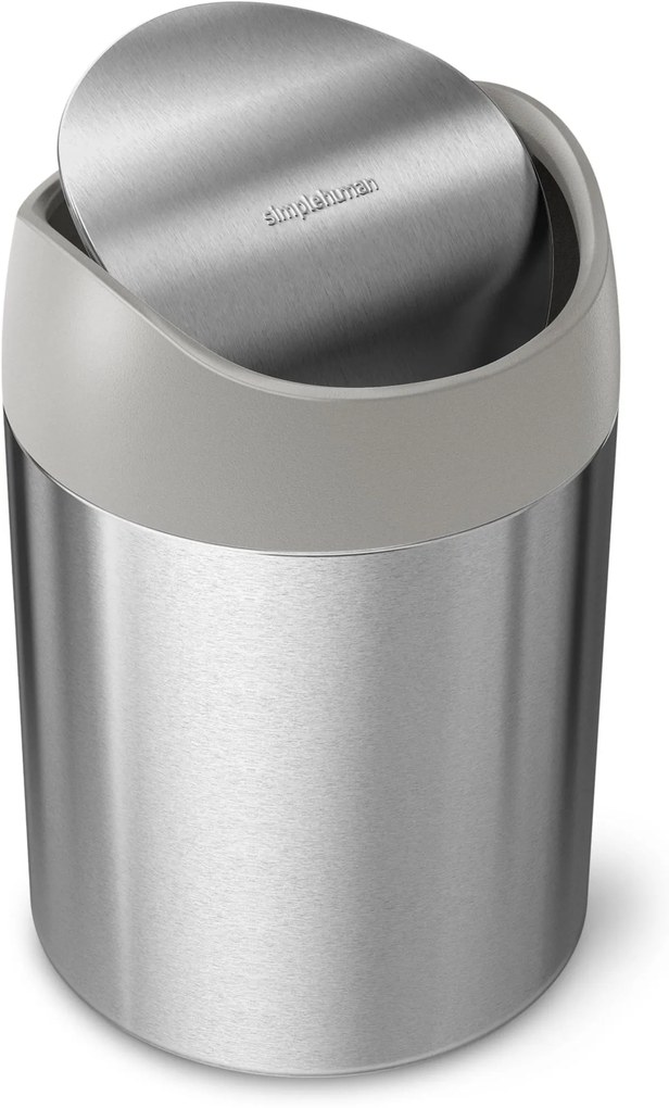 Simplehuman mini odpadkový koš na stůl, 1,5 l, kartáčovaná nerez ocel, cw2084