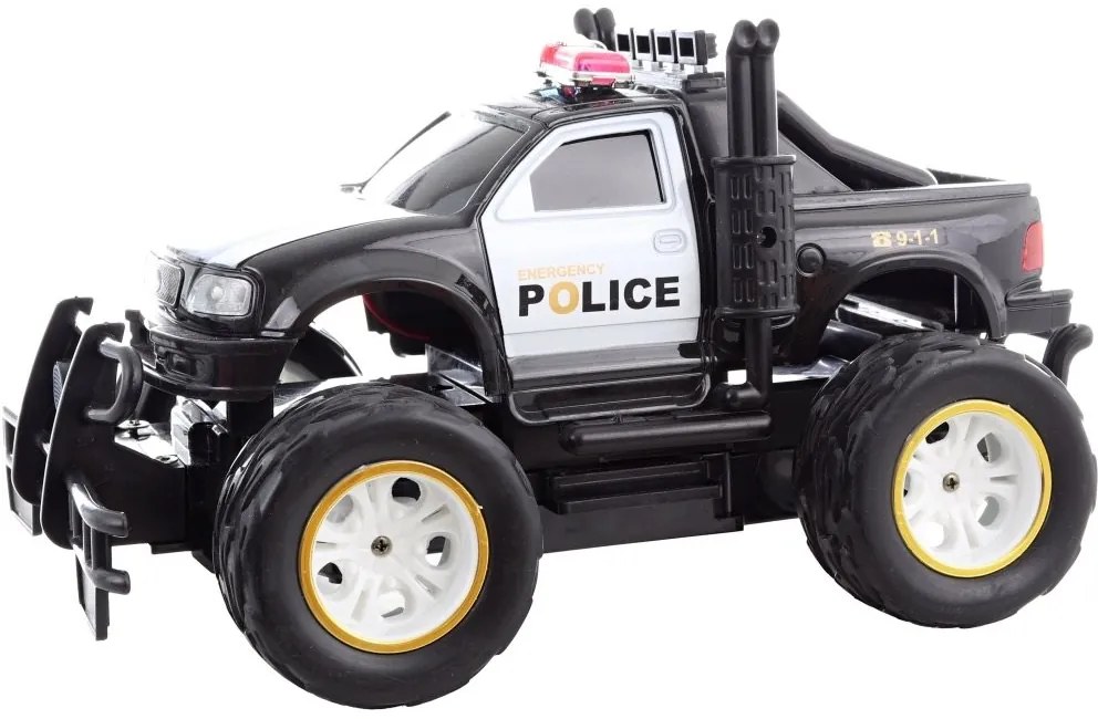 Rc auto lamps jeep policejní 1:16