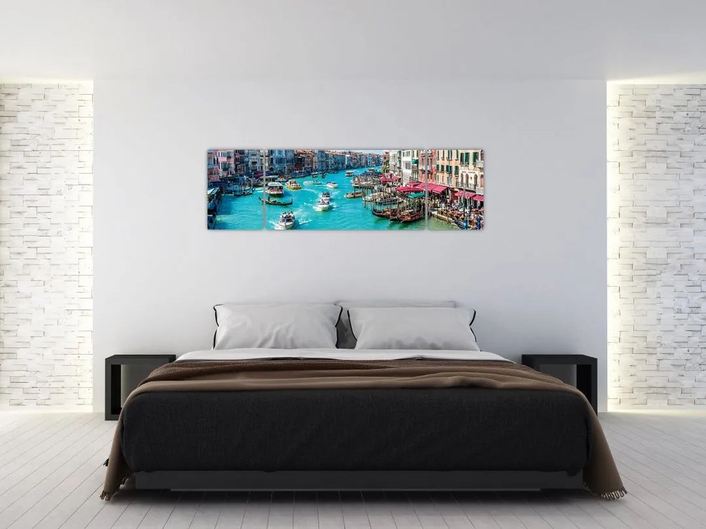 Obraz - Canal Grande, Benátky, Itálie (170x50 cm)