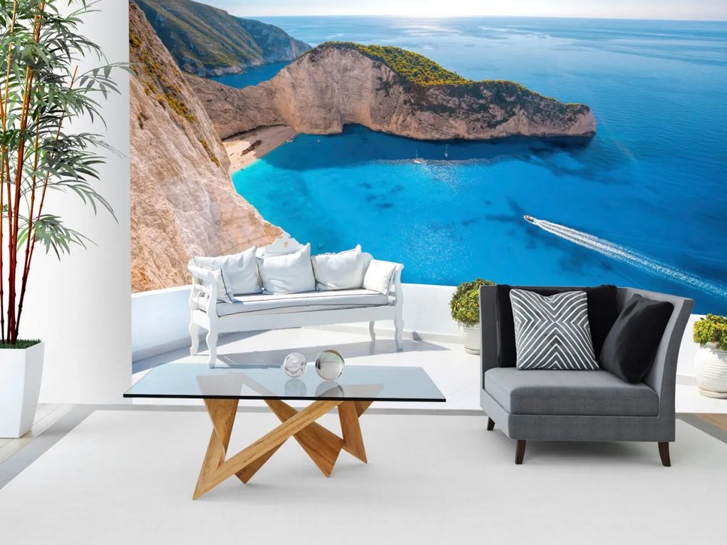 Murando DeLuxe 3D fototapeta Zakhyntos Navagio Velikost (šířka x výška): 200x140 cm