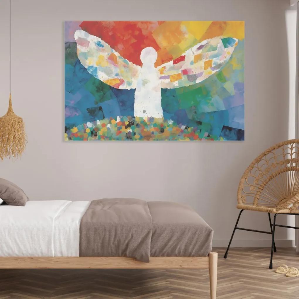 Obraz na plátně - Anděl Silná křídla FeelHappy.cz Velikost obrazu: 40 x 30 cm