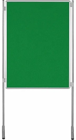 Paraván oboustranný textilní TEXT 75 x 100 cm - zelená (620751004106)