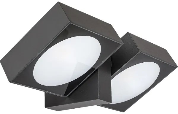 Rabalux 77101 - LED Venkovní nástěnné svítidlo TELDE 2xLED/7W/230V IP54 antracit