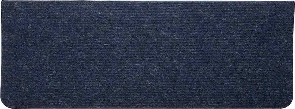 vidaXL Samolepicí nášlapy na schody 15 ks 65x24,5x3,5 cm [343478] Barva: Modrá