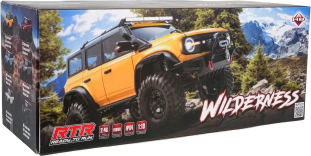 Terénní auto R/C WILDERNESS 1:10 k ovládání oranžové