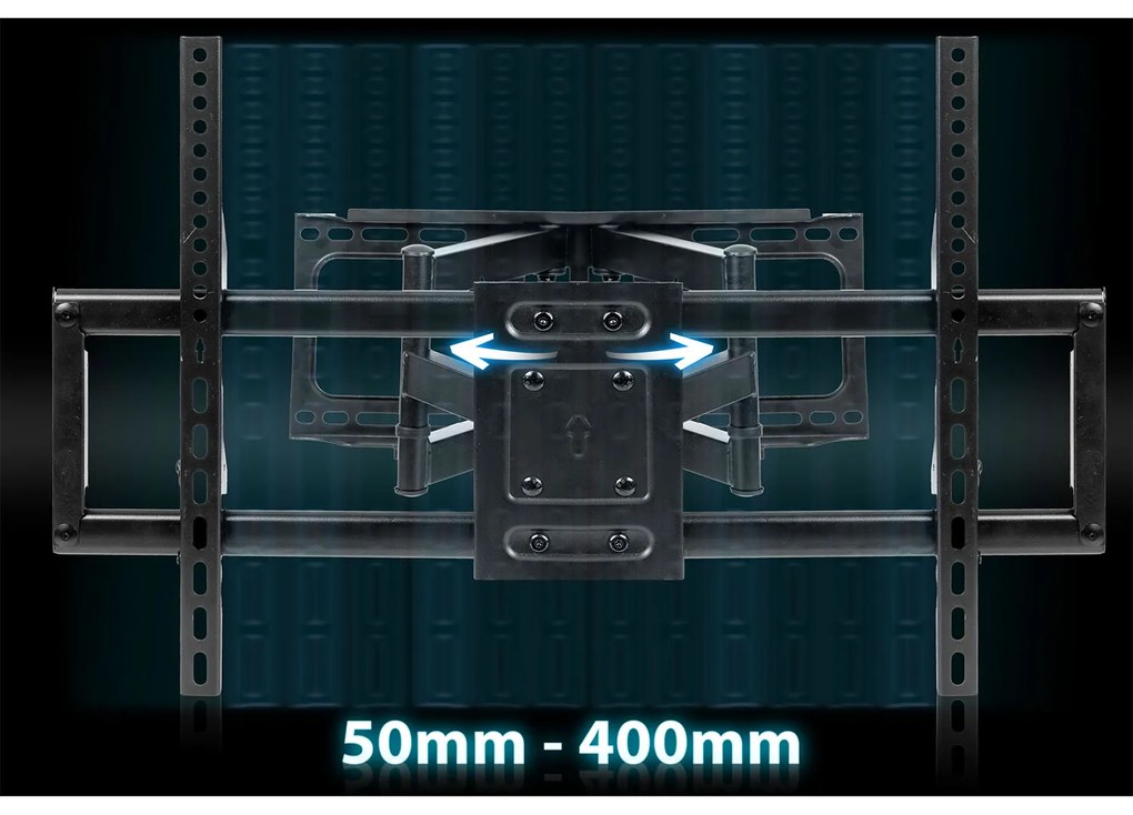 Držák na TV Humberg 70 kg pro televizory 32-80 palců s náklonem a otočením