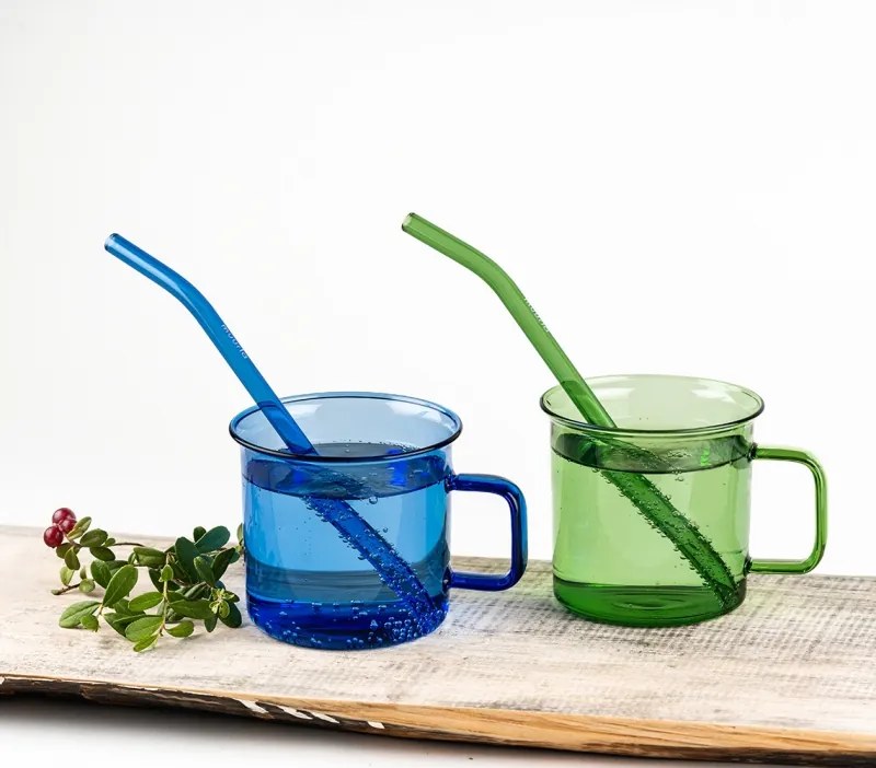Hrnek Glass 0,35l, modrý